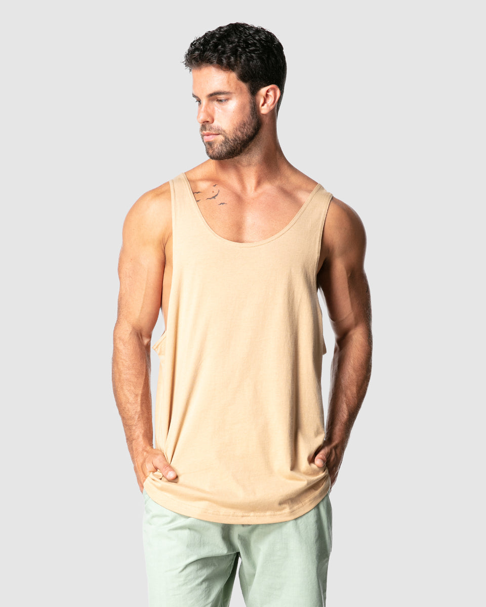 Prime Tan Singlet – ONEBYONE Clothing Co.
