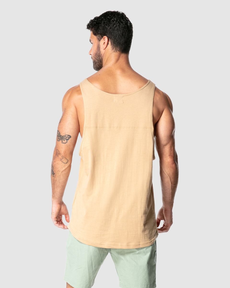 Prime Tan Singlet – ONEBYONE Clothing Co.